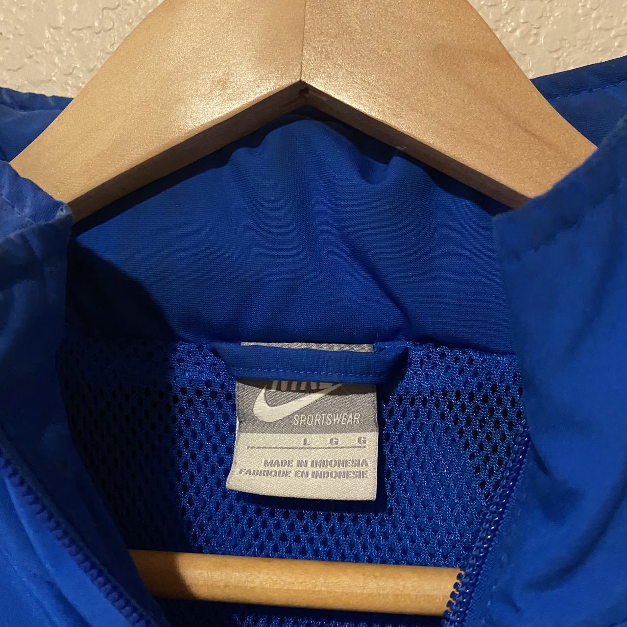 Nike Zip Up Jacket - blue Nike jacket - great... - Depop