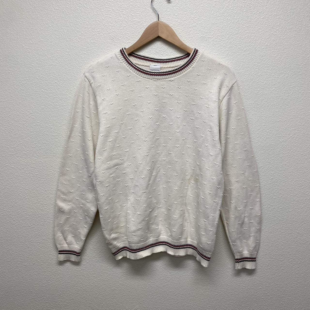 90s Knit Sweater - Whitefish Bay Sweater - size... - Depop