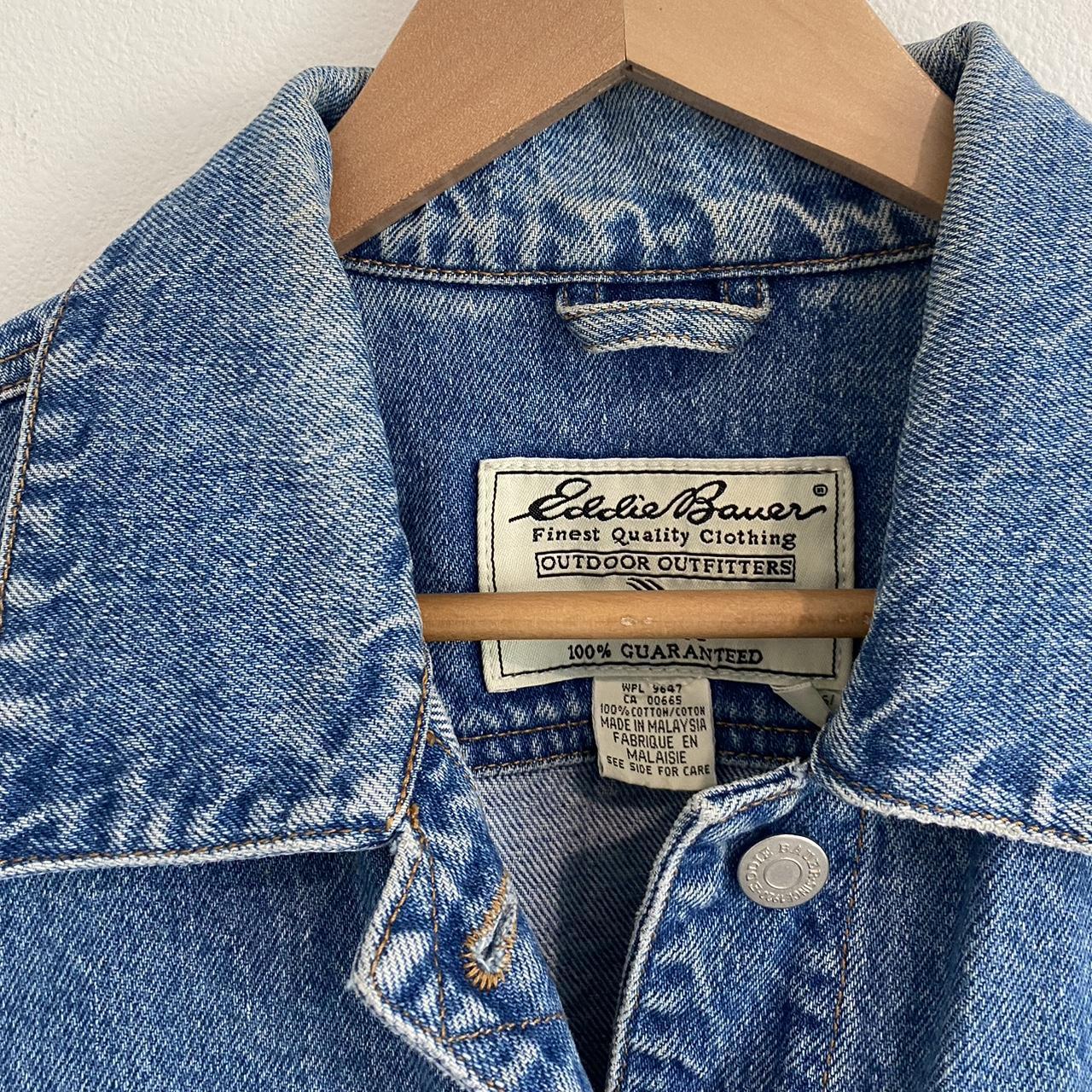 Y2K Eddie Bauer Jean Jacket - good condition -... - Depop