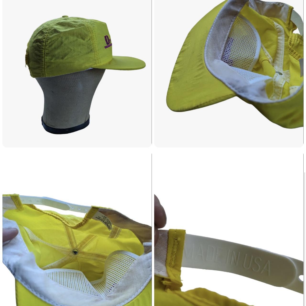 Vintage Dr Pepper Hat Yellow Soda Pop Spellout... - Depop