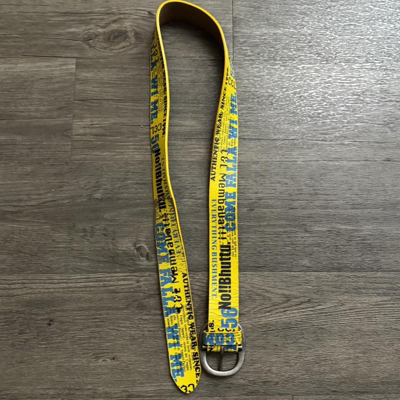 gyaru digital belt super cool printed belt from... | Depop