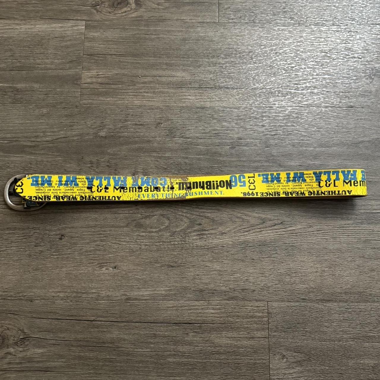 gyaru digital belt super cool printed belt from... | Depop