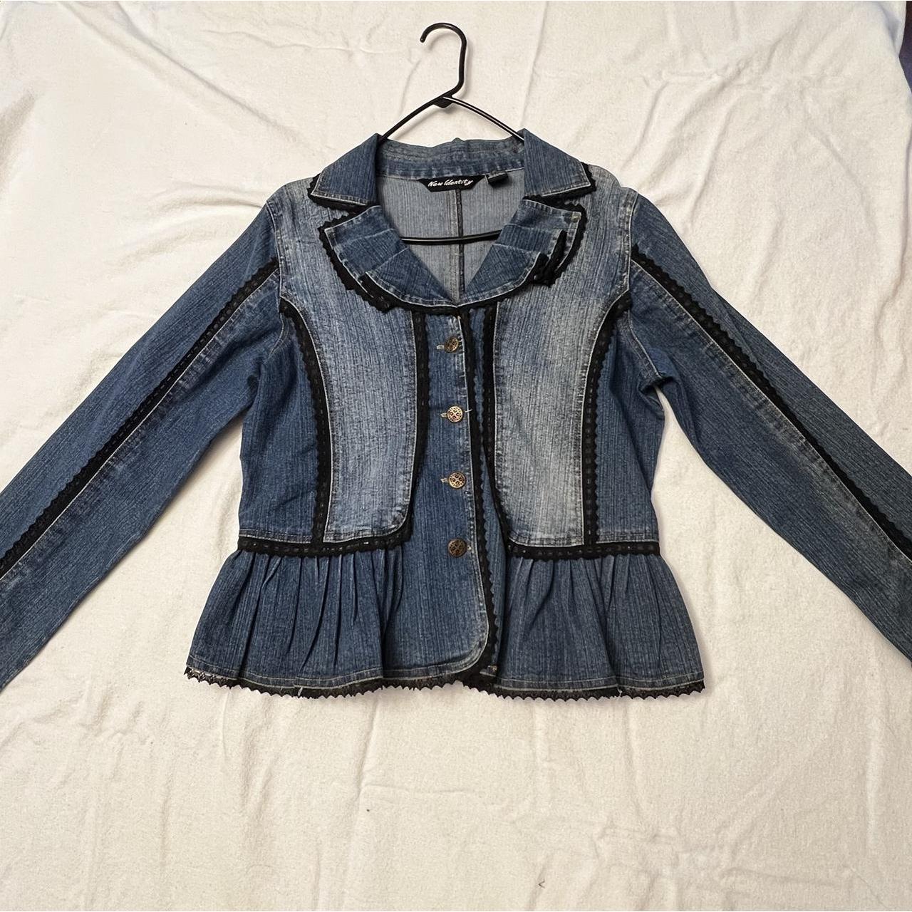 Beautifully kept New Identity denim jacket 🦋 with... - Depop