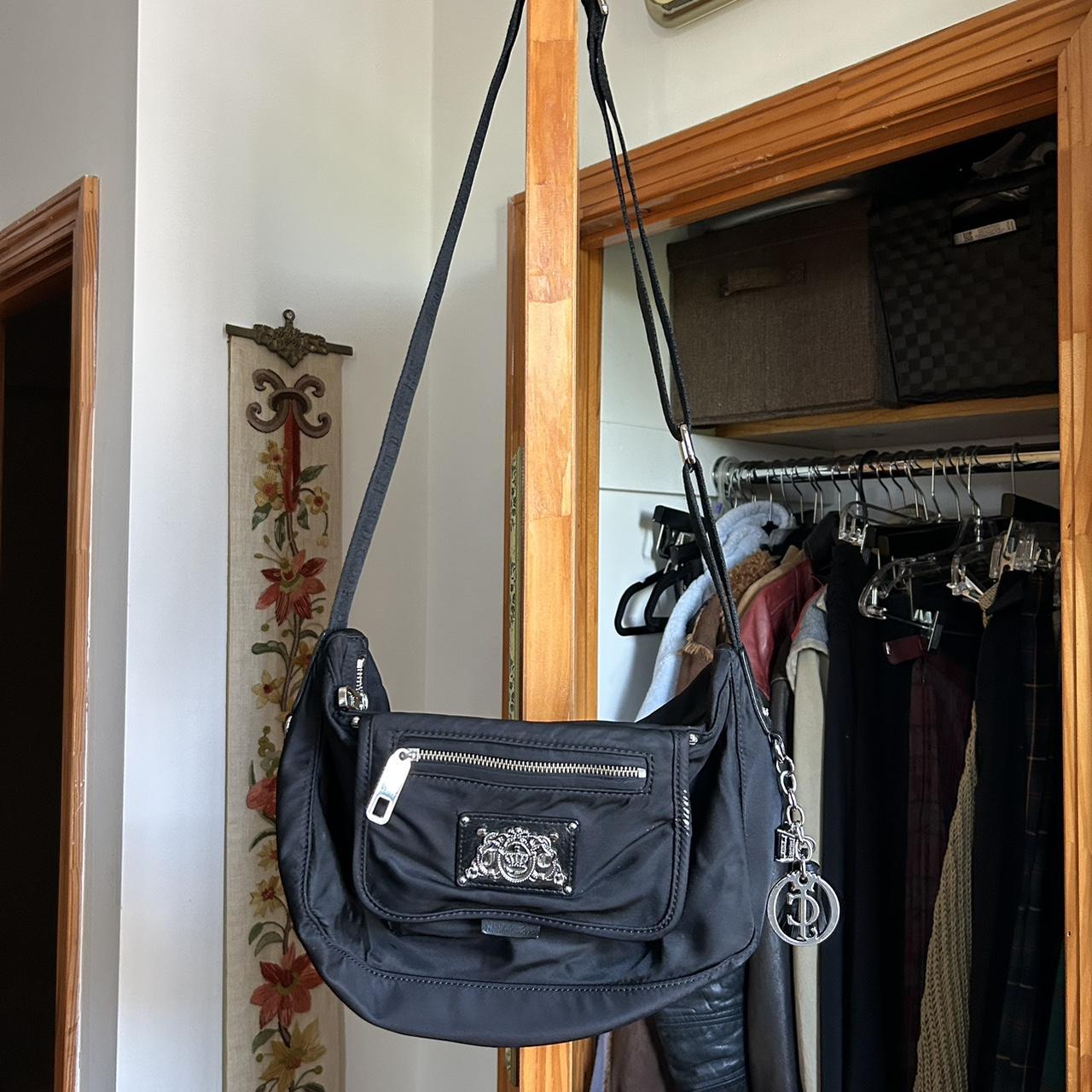 Free shipping - y2k Juicy Couture nylon shoulder... - Depop