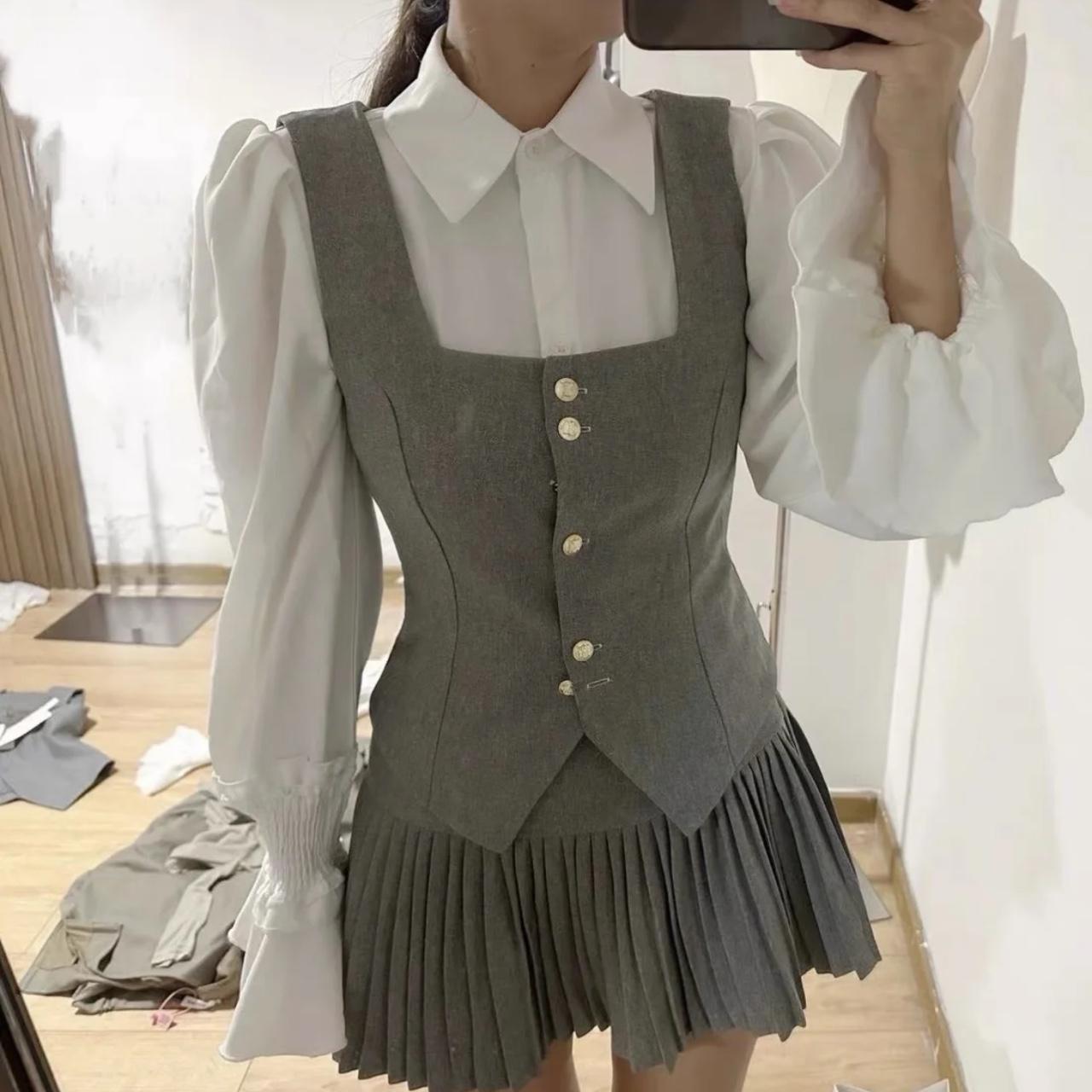 Brand new school girl preppy girl look set Size s-m... - Depop