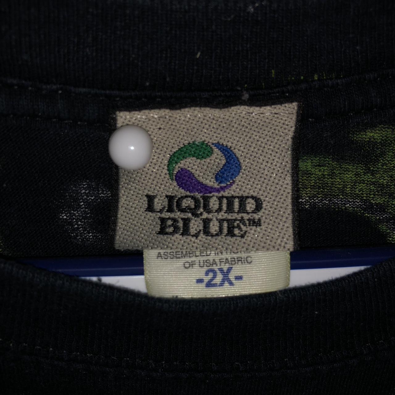 liquid blue Men's T-shirt | Depop