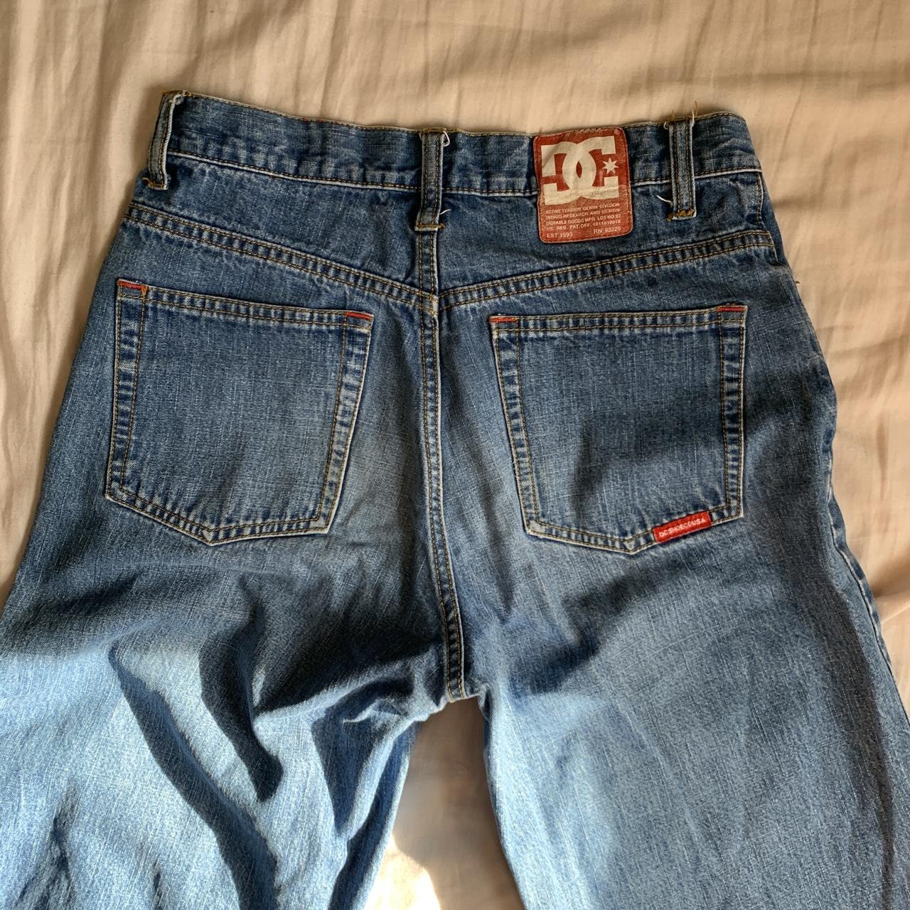 DC Shoes Women's Blue and Navy Jeans | Depop