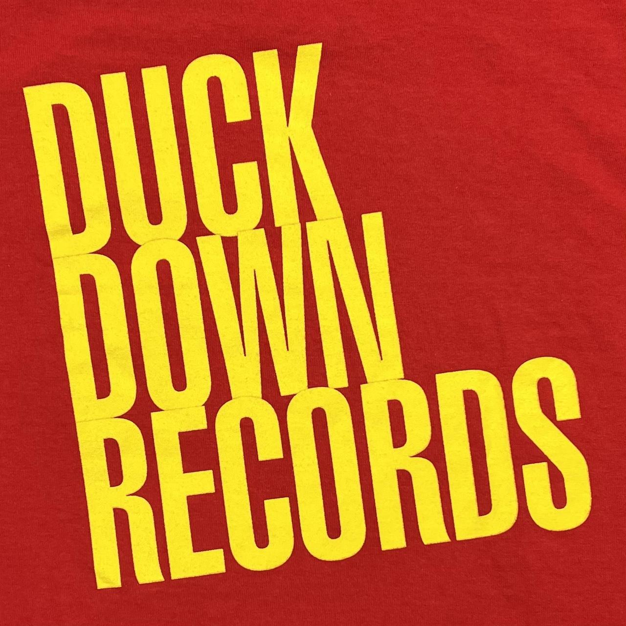Vintage Early 2000s Duck Down Records Red T Shirt... - Depop
