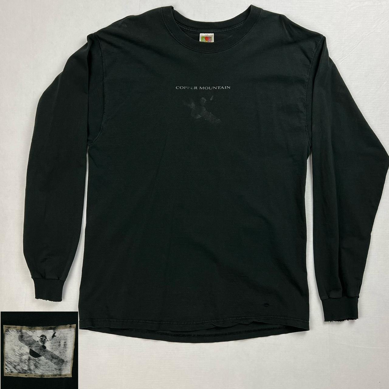 1997 Copper Mountain Riders On The Storm Black Long... - Depop