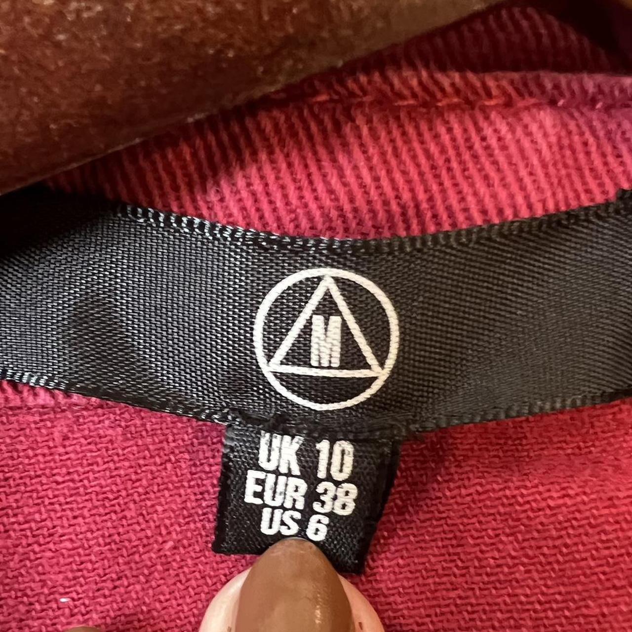 Missguided Women's Red and Burgundy Jacket | Depop