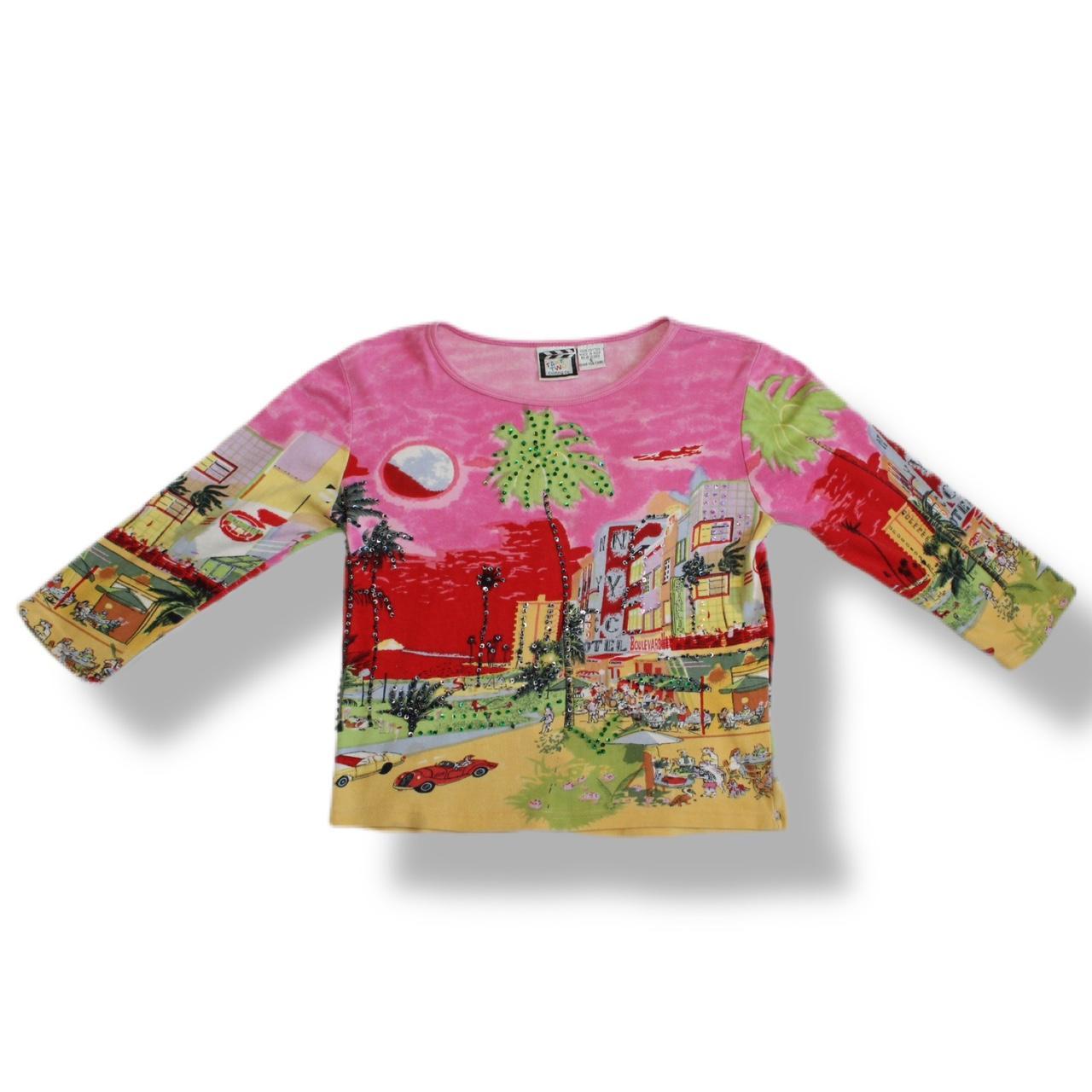 Vintage early 2000s Take Two Clothing Co pink long... - Depop