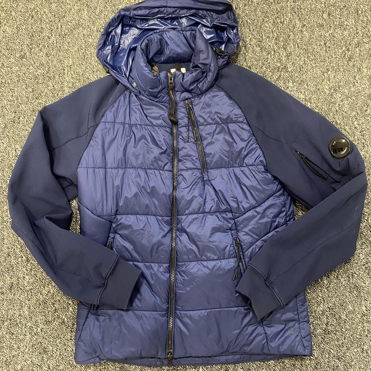 CP Company soft shell lens puffer jacket coat - Depop