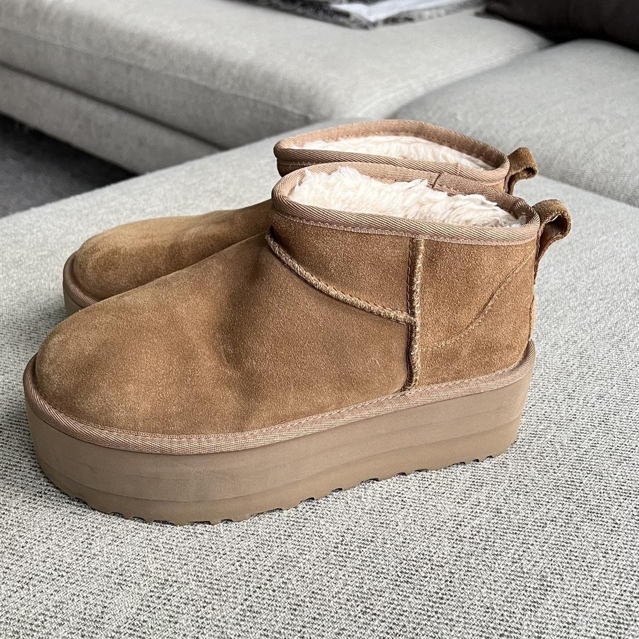 Classic ultra mini platform chestnut UGG EU38 UK 5.... - Depop
