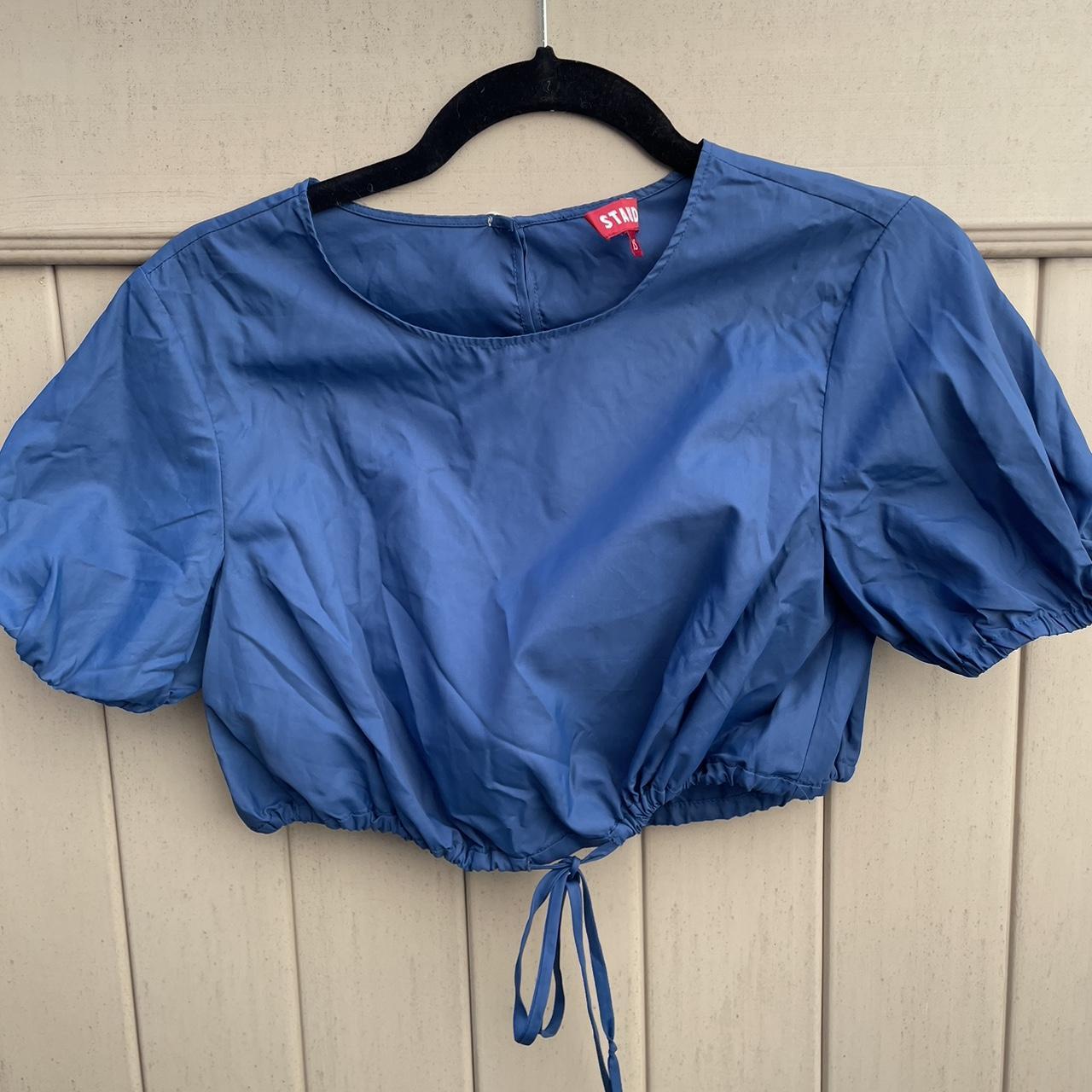 Staud parachute top. Cool windbreaker-like material. - Depop