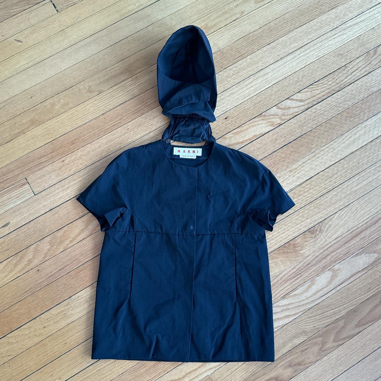 Marni Button Up with detachable hood Size: 38–>... - Depop