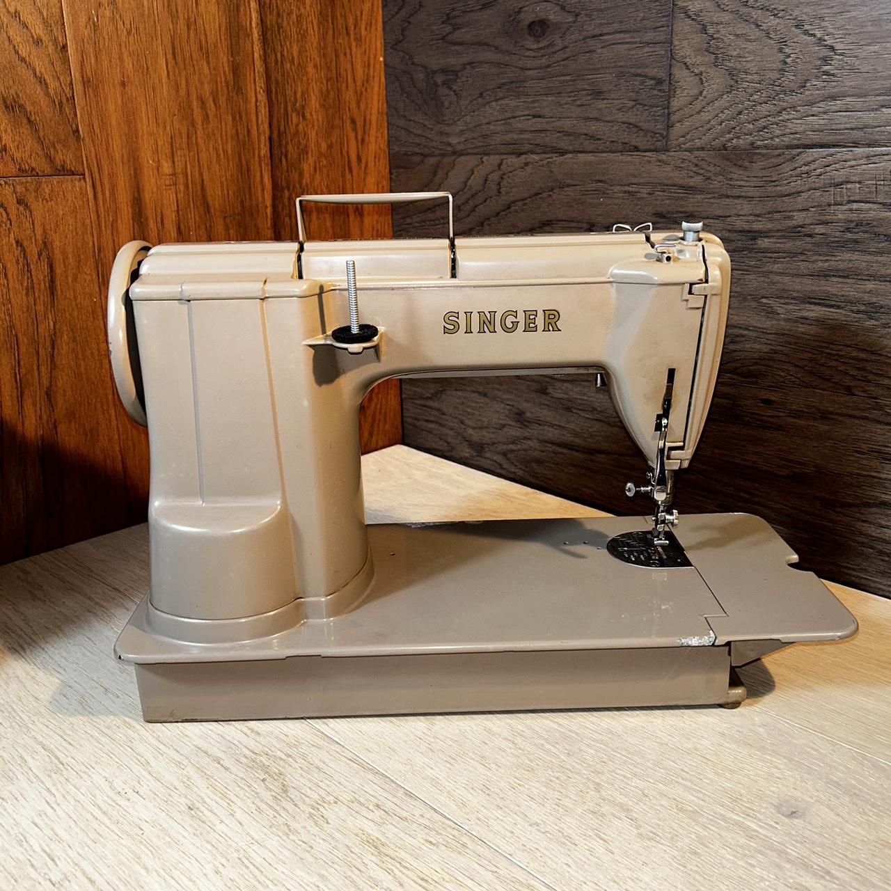 SEMI-WORKING Model 301A Vintage c1950's Singer Heavy... - Depop