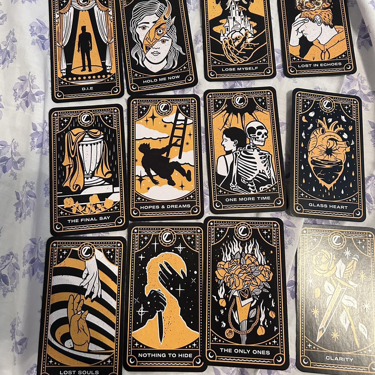 Caskets Card Full Set #bands #caskets #tarot #emo... - Depop