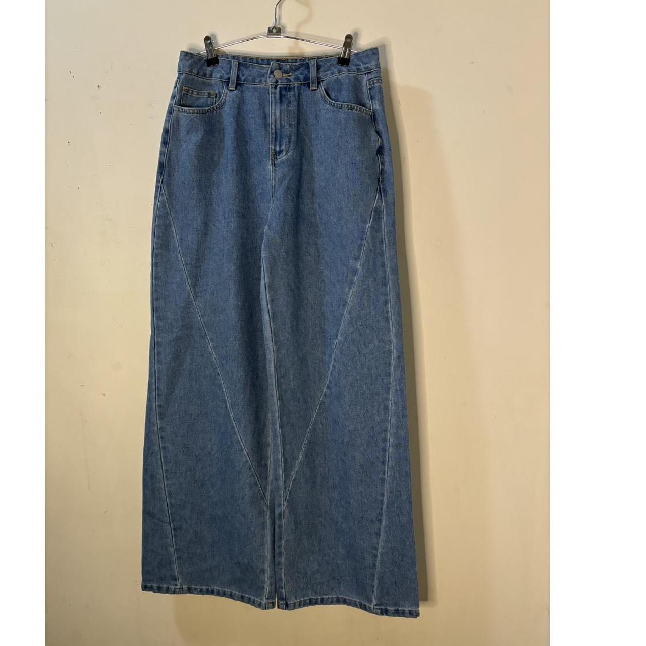 J lux label high rise wide leg jeans size L... - Depop