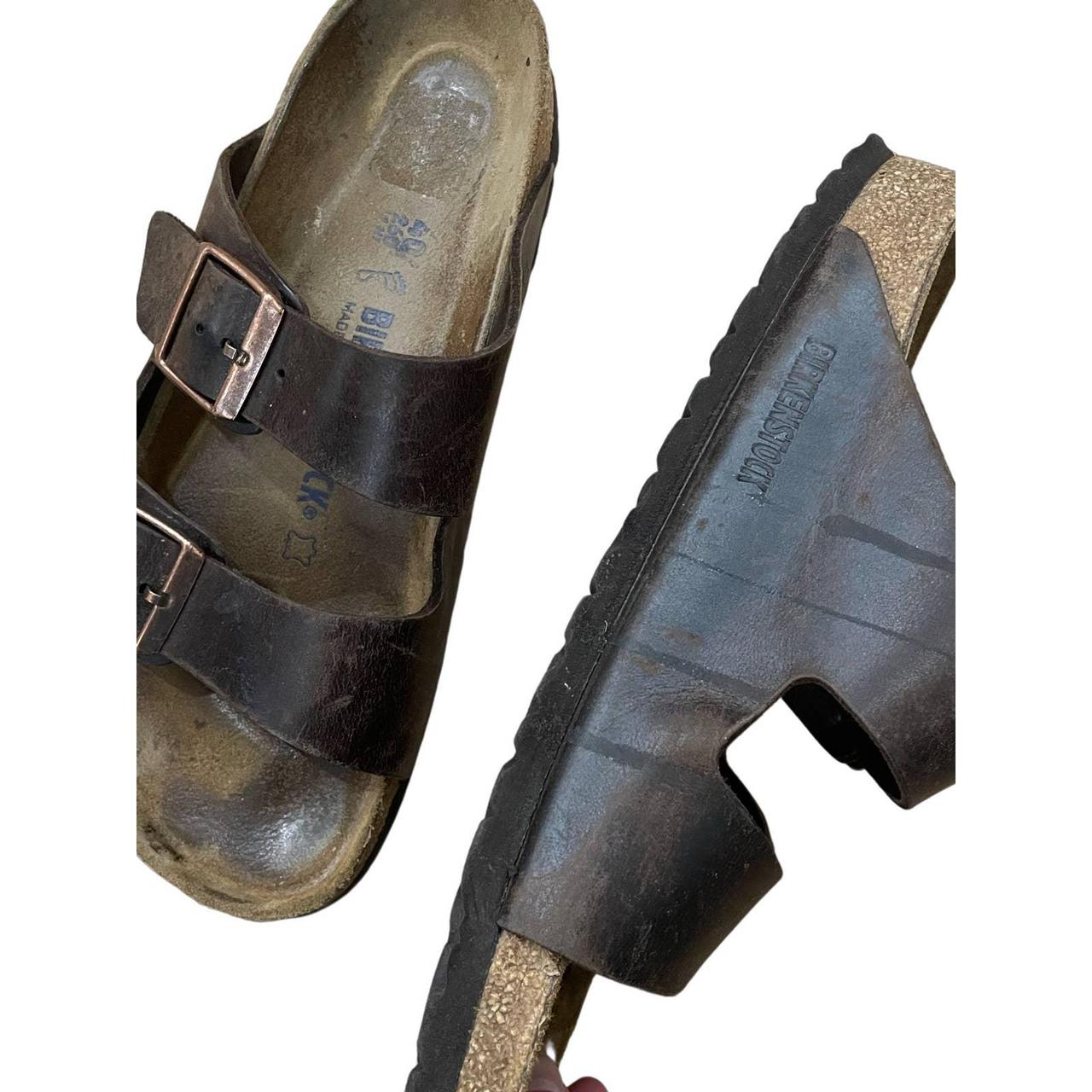 Birkenstock Mens Brown Sandals Depop