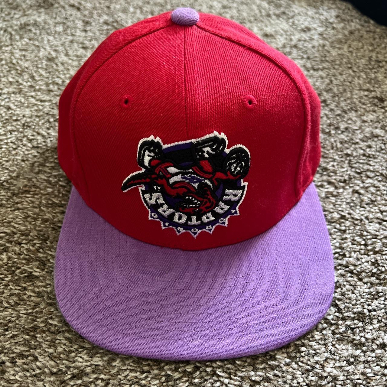 Raptors hat with adjustable strap! - Depop