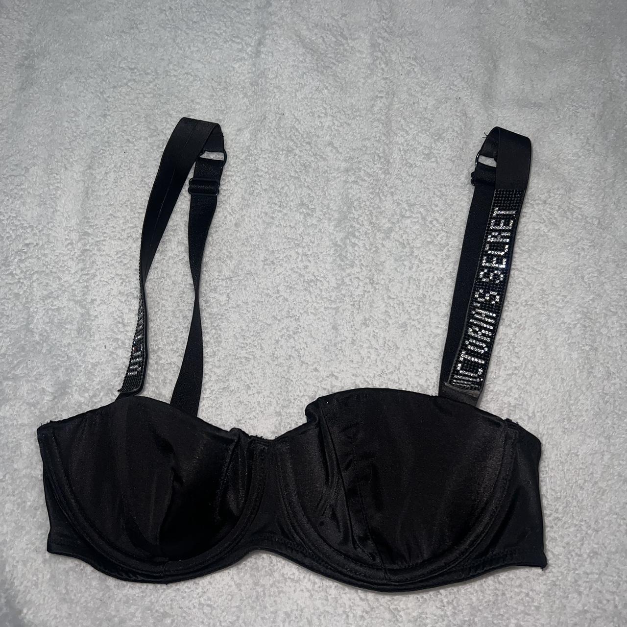 Victoria Secret Rhinestone Bra -32C Good Condition... - Depop