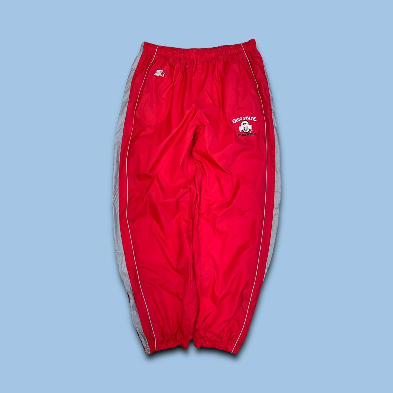 VINTAGE 90s STARTER OHIO STATE WIDE LEG TRACKSUIT... - Depop