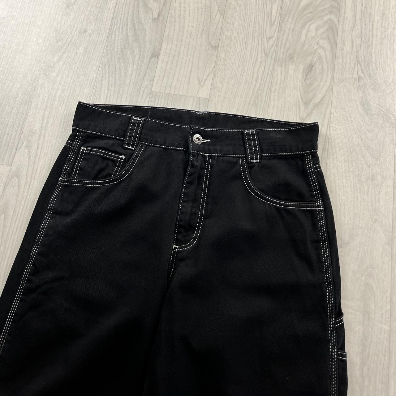 KICKERS BAGGY STRAIGHT LEG CARPENTER JEANS... - Depop