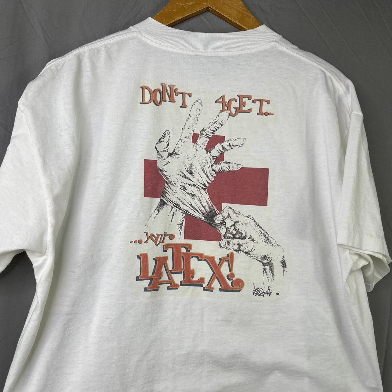 Vintage 90s EMT “ Dont Forget Your Latex “ Paramedic... - Depop