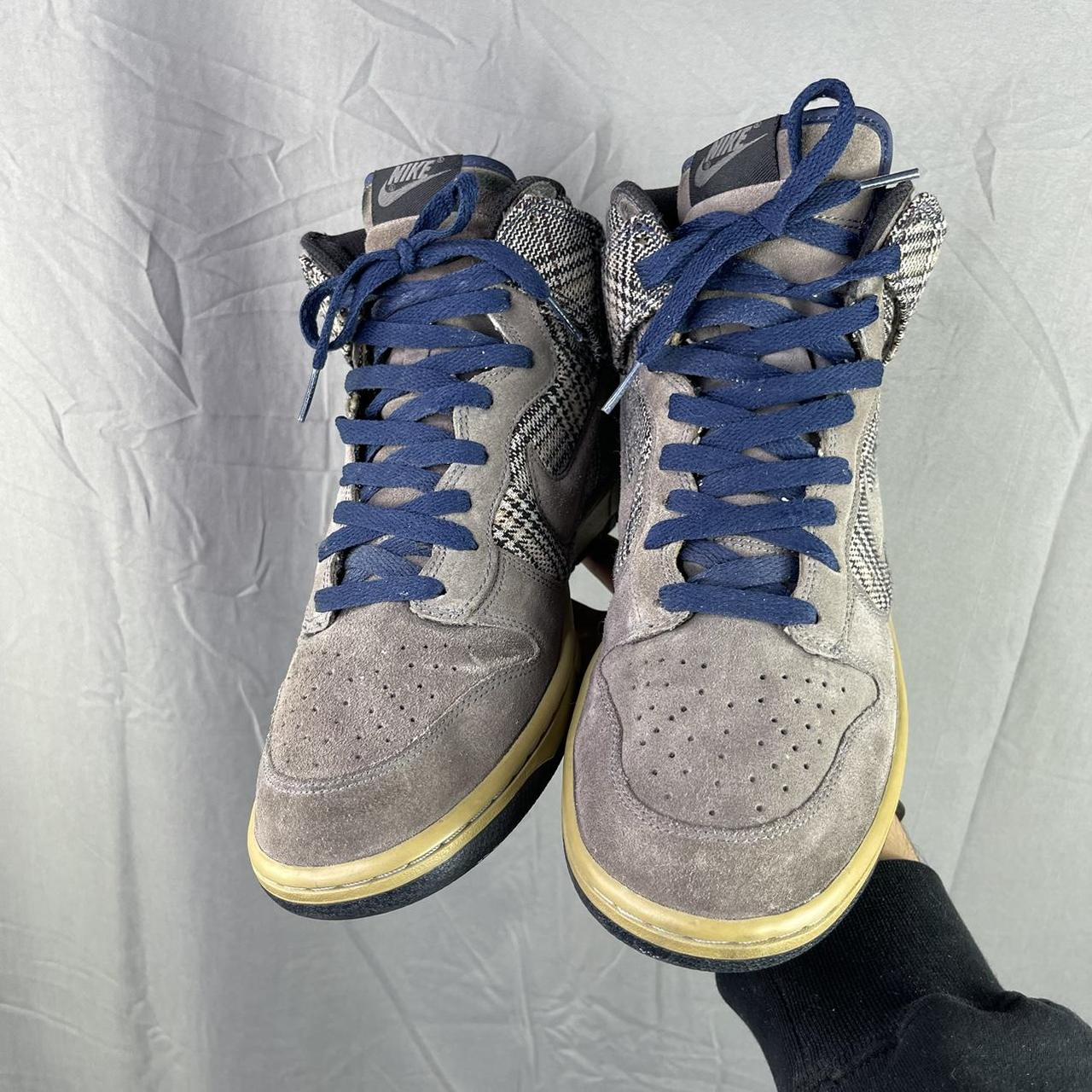 Vintage 2007 Nike SB Dunk High Premium Pack Tweed... - Depop