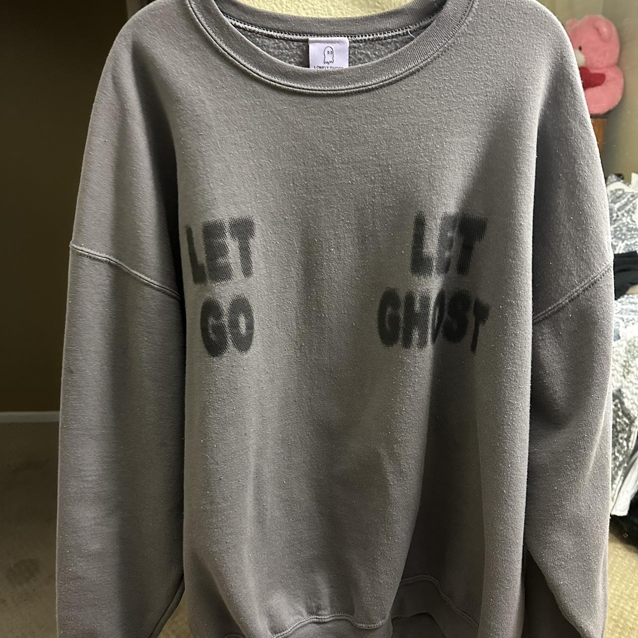 Lonely Ghost “Let Go Let Ghost” Charcoal... - Depop