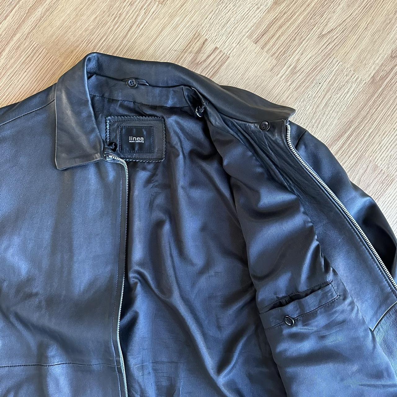 Vintage linea leather jacket Looks very sick. Fits... - Depop