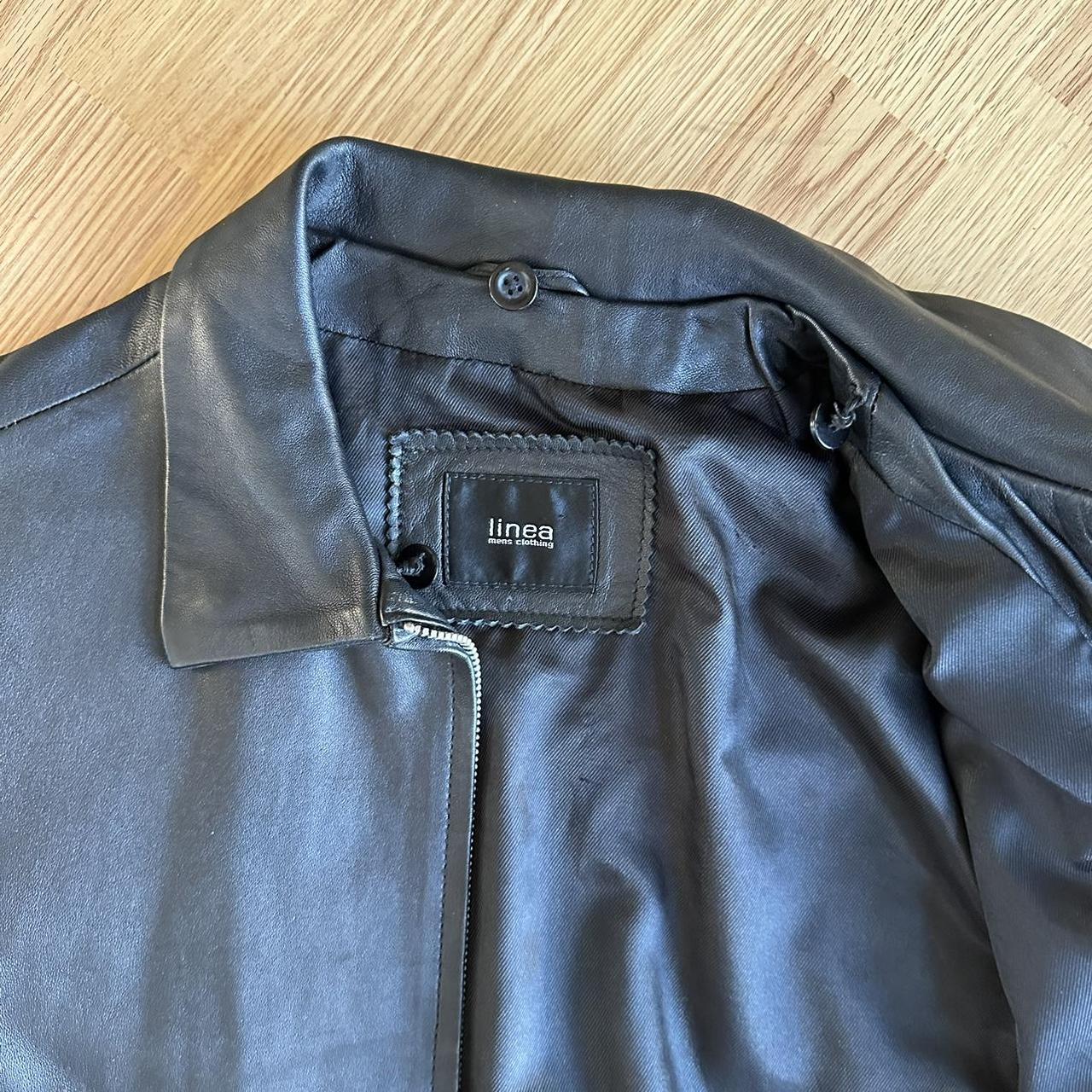 Vintage linea leather jacket Looks very sick. Fits... - Depop