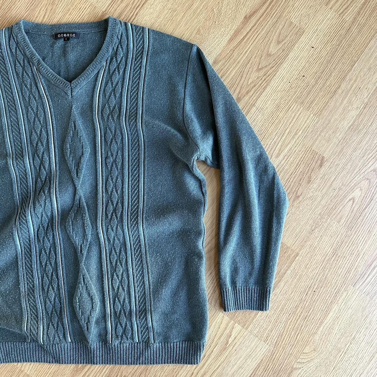 Vintage George knit sweatshirt Colour is lovely -... - Depop