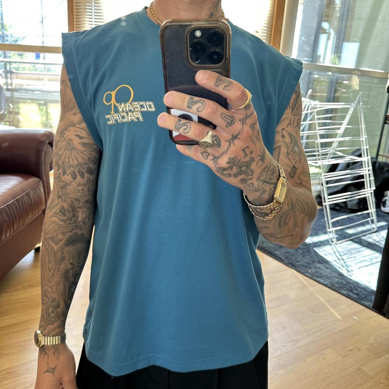 Vintage Ocean Pacific vest Summer drip. Nice back... | Depop