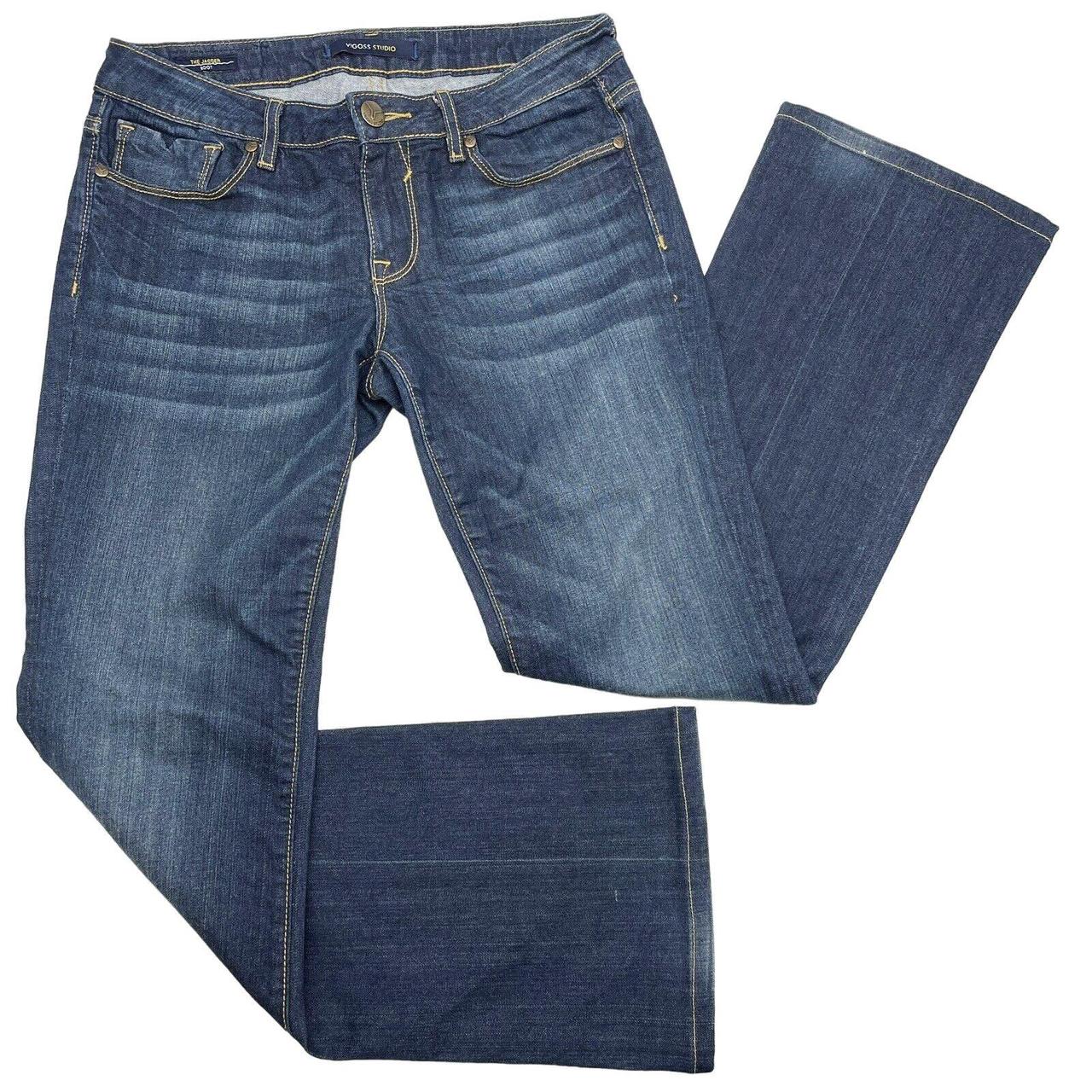 Vigoss Denim Jeans 'The Jagger' Dark Wash Boot... - Depop