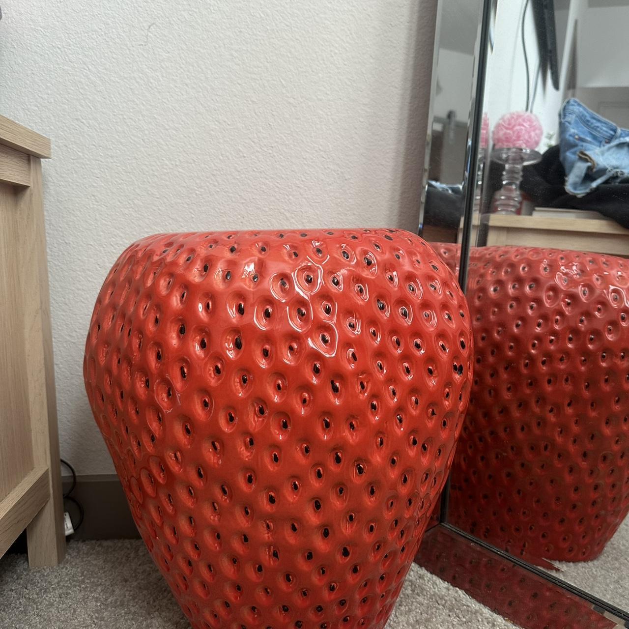Viral Strawberry Stool No damages $100 OBO!! - Depop