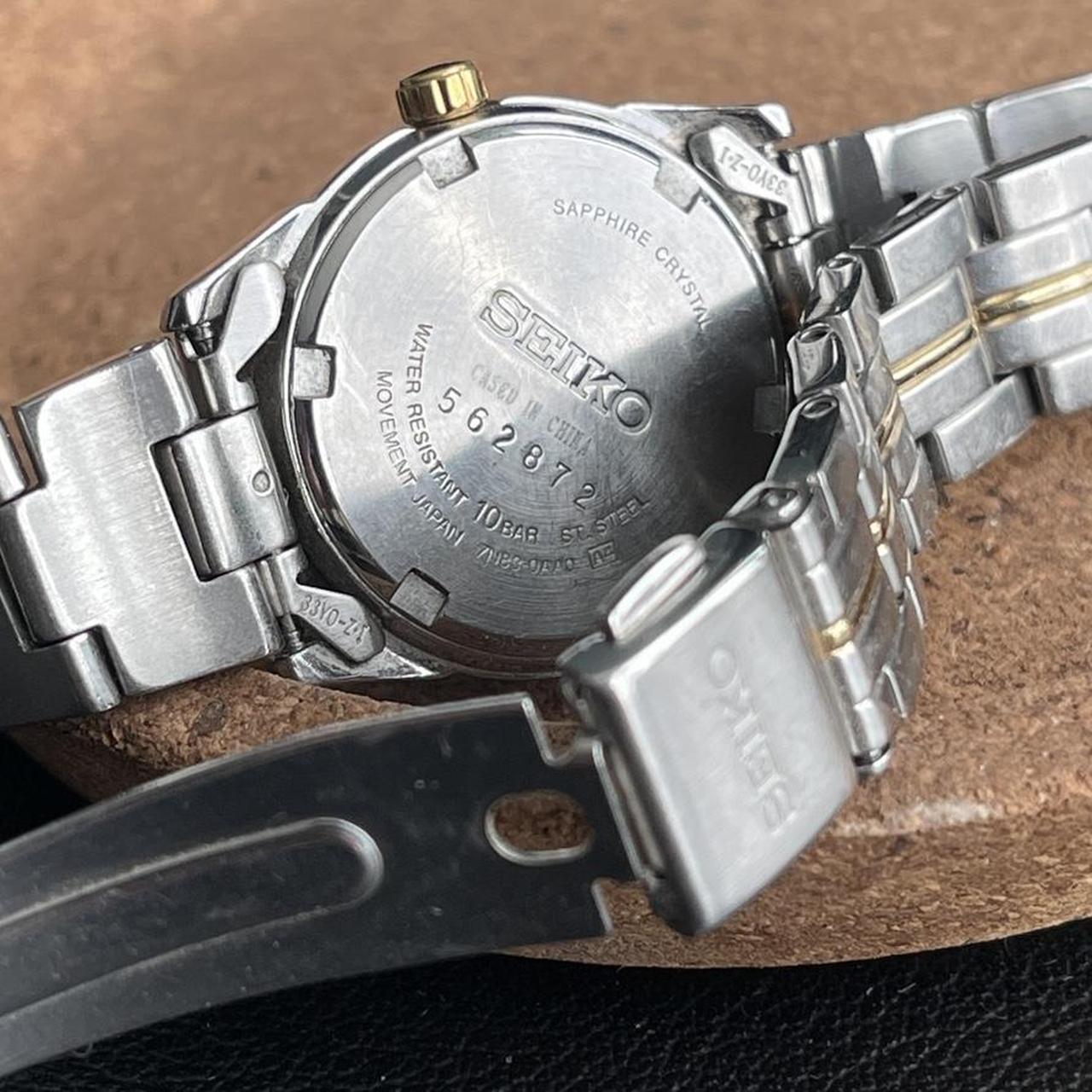 Seiko sapphire water resist 100m watch women watch... - Depop