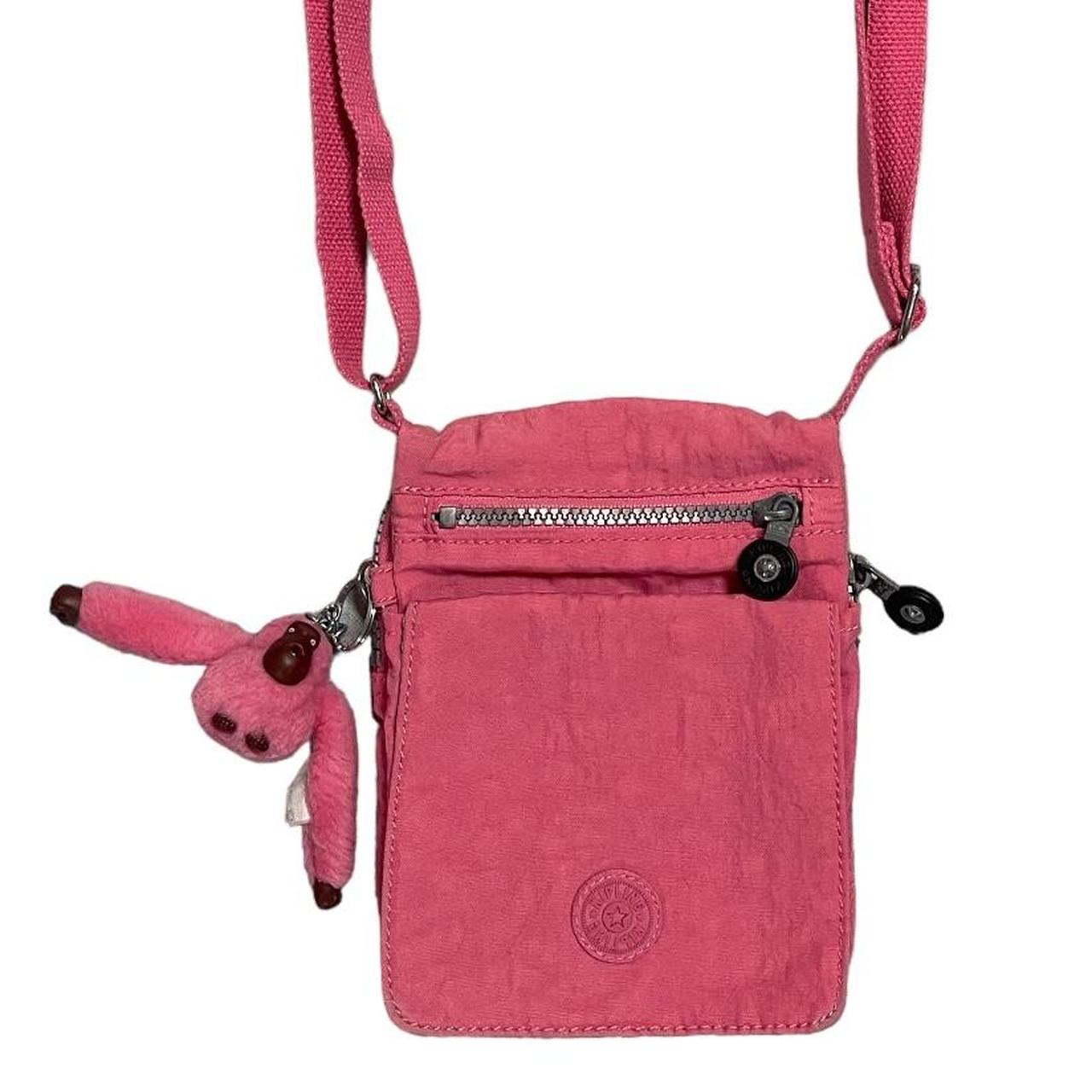 Pink Kipling crossbody bag wallet - Depop