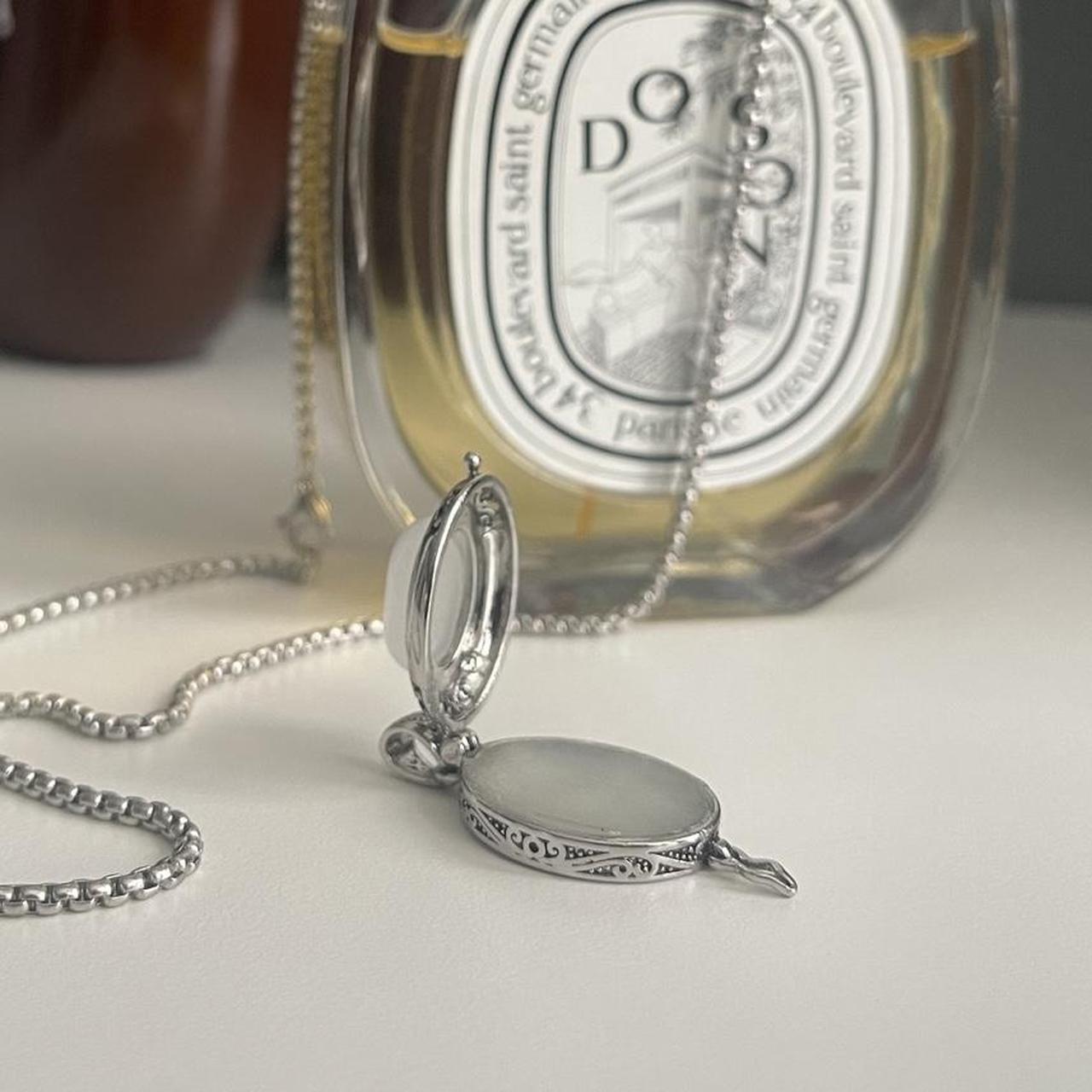 Customize your solid perfume locket necklace You... - Depop