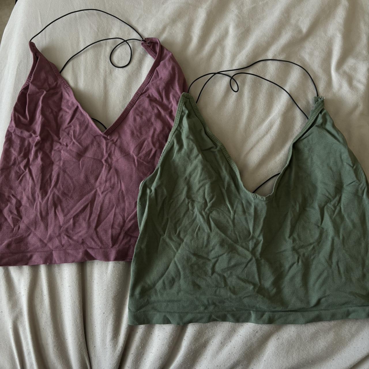 Free People bundled stretchy tank tops Very stretchy... | Depop