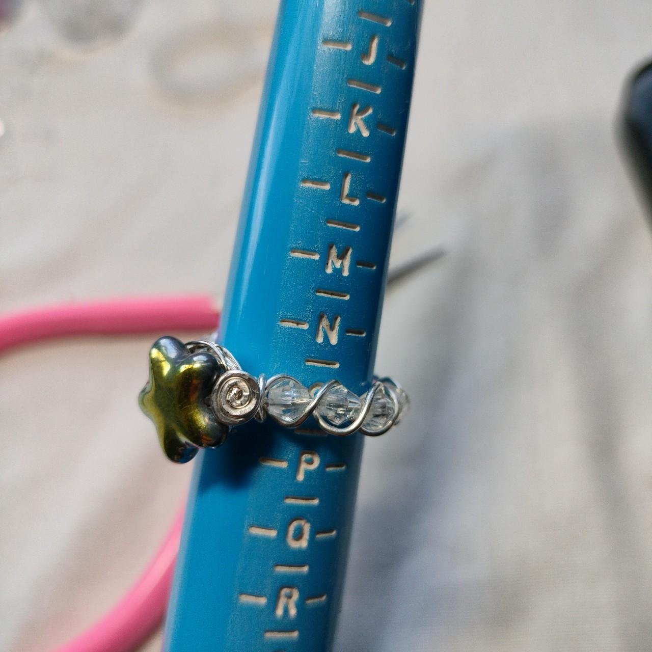 Handmade spiral star ring! Made with silver plated... - Depop