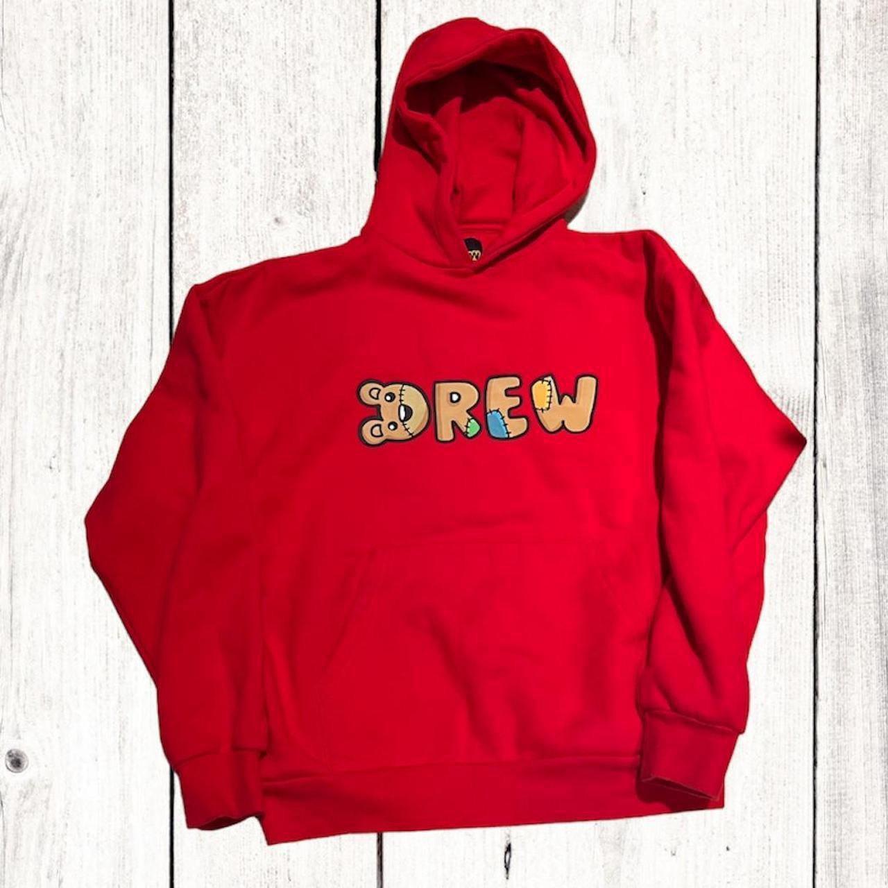drew house teddy font hoodie - Depop