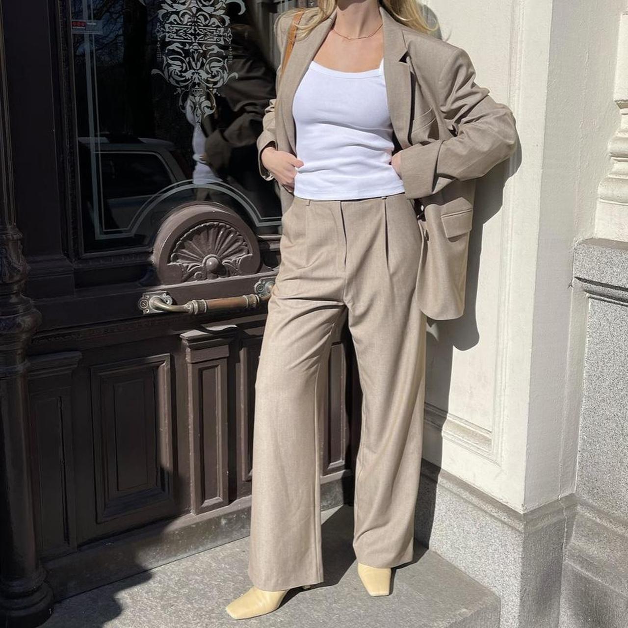 Djerf Avenue Women's Trousers | Depop