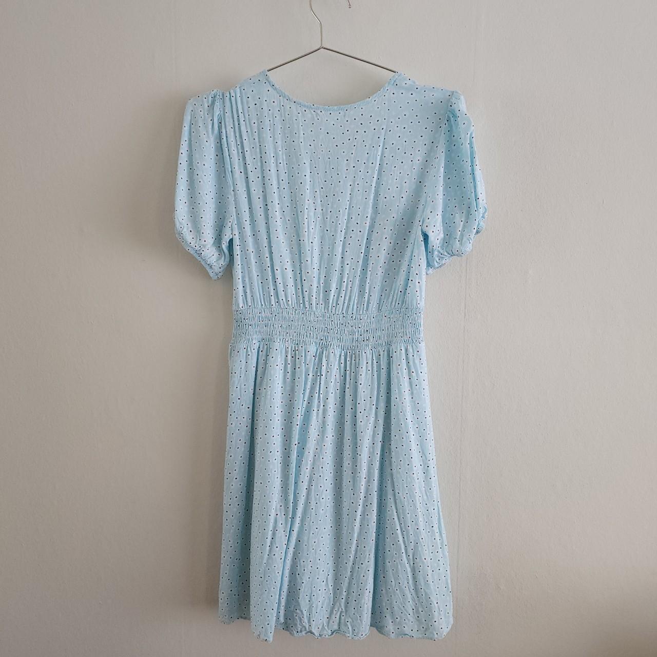 Sky Blue Baby Doll Dress EUC babydoll dress from... | Depop