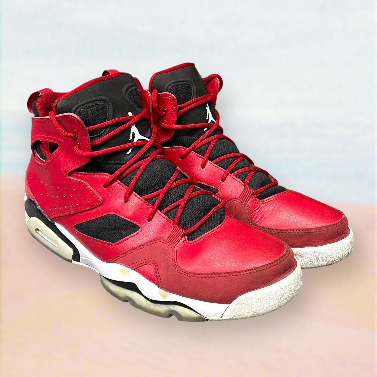 Nike Air Jordan 91 Flight Club Gym Red Black UK11... - Depop