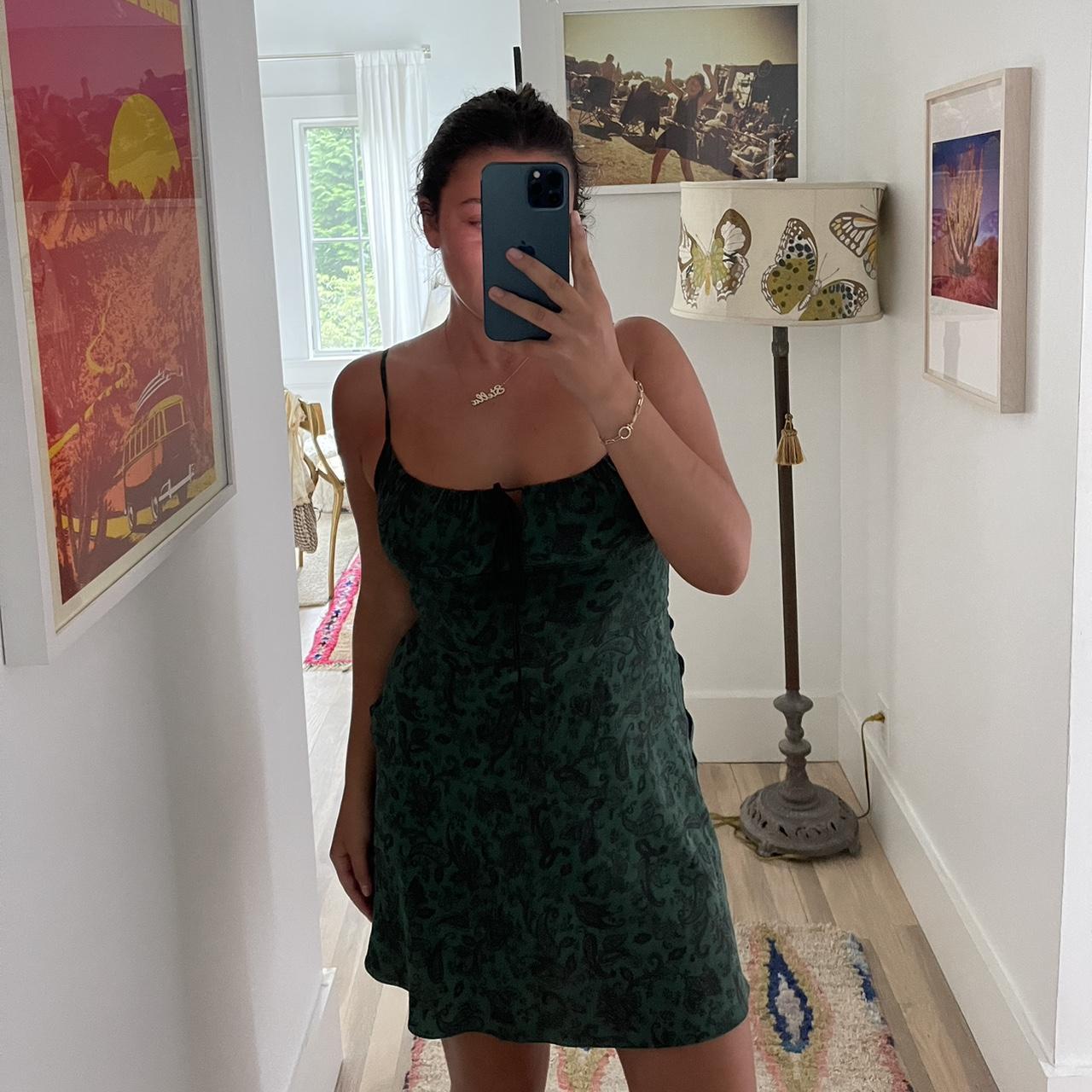 Realisation Par green mini dress In very good... - Depop