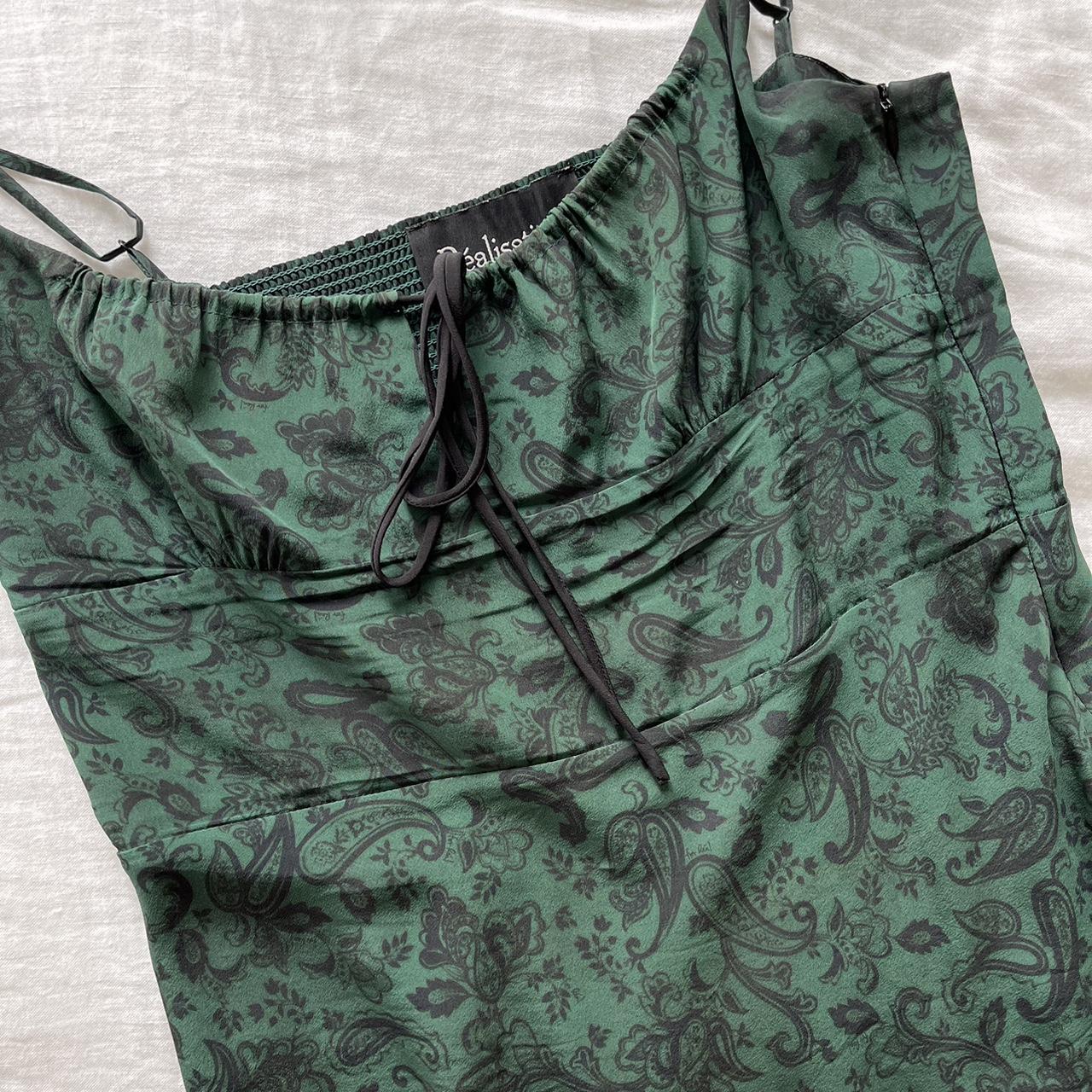 Realisation Par green mini dress In very good... - Depop