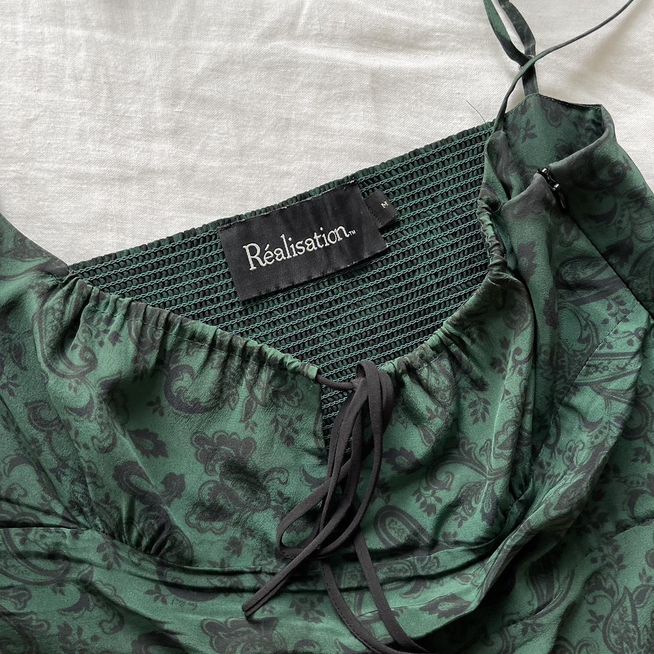 Realisation Par green mini dress In very good... - Depop