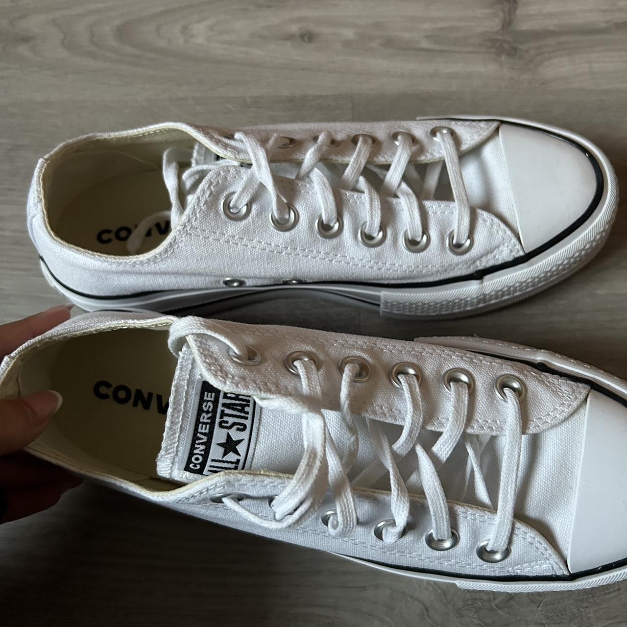 White Converse All Star trainers #converse #trainer - Depop