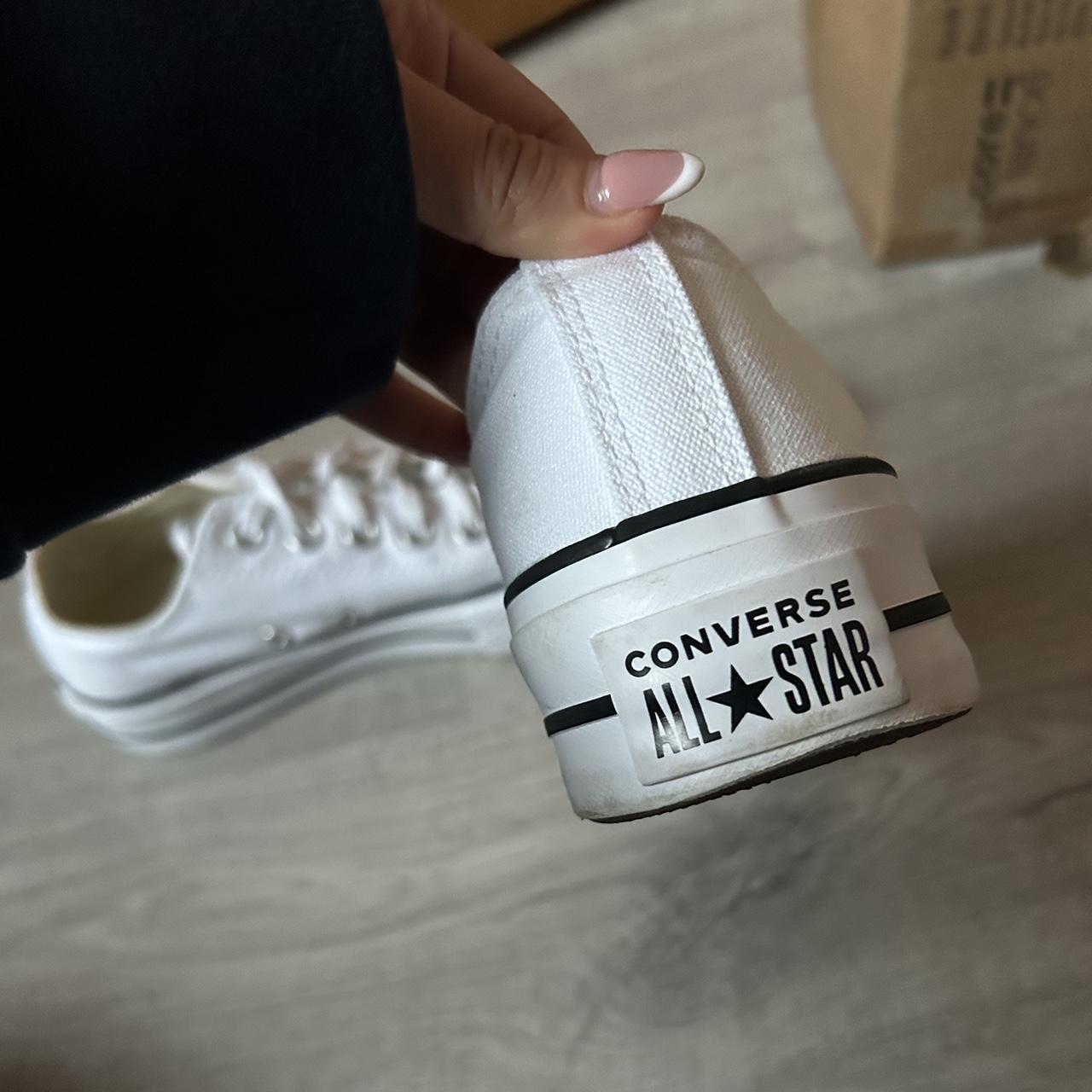 White Converse All Star trainers #converse #trainer - Depop